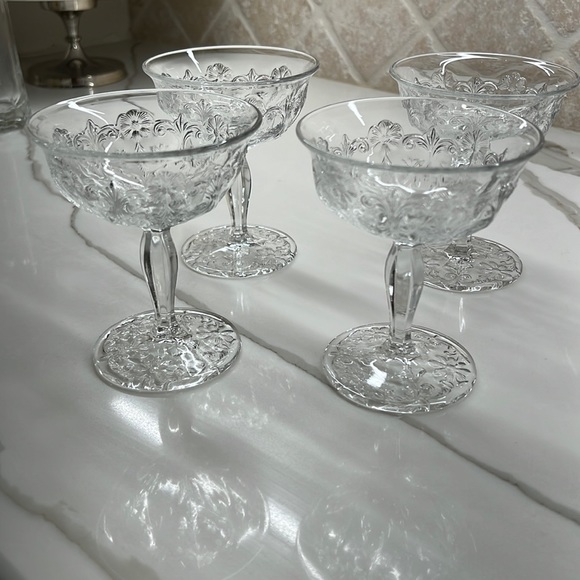 Dining | 4 Glass Ice Cream Sundae Glasses | Poshmark